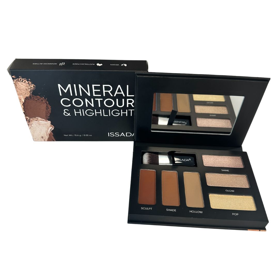 Mineral Contour & Highlight Palette – ISSADA Cosmeceuticals